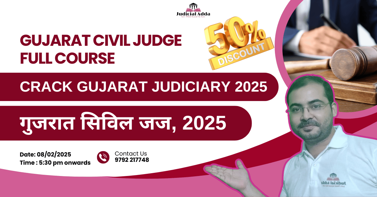Gujarat Judiciary Notification 2025 Archives - Judicial Adda
